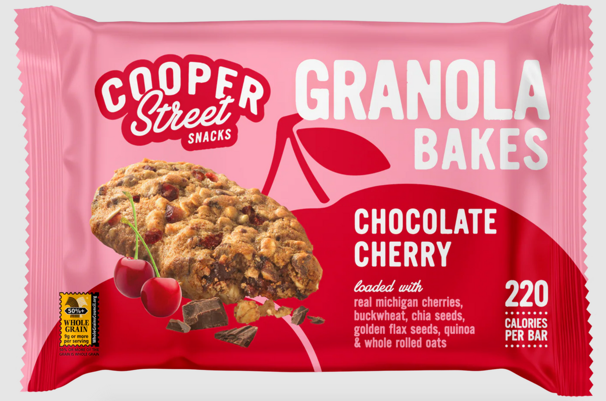 Cooper Street Chocolate Cherry Granola Bakes – Healthy Snack Solutions