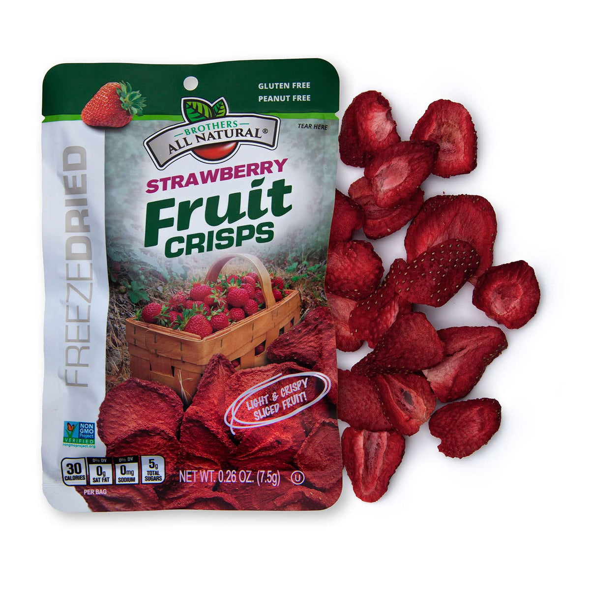 Brother's All Natural Fruit Crisps - Strawberry – Healthy Snack Solutions
