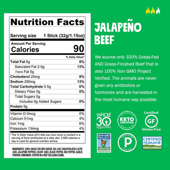 CHOMPS Jalapeno Beef Sticks – Healthy Snack Solutions