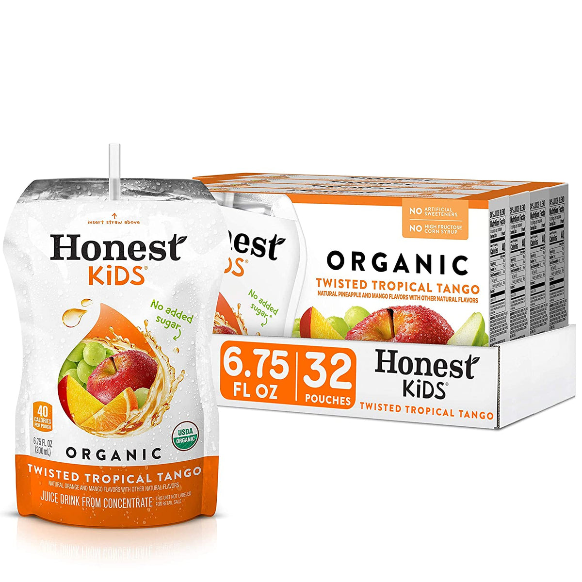 Honest Kids Juice - Organic Twisted Tropical Tango – Healthy Snack ...