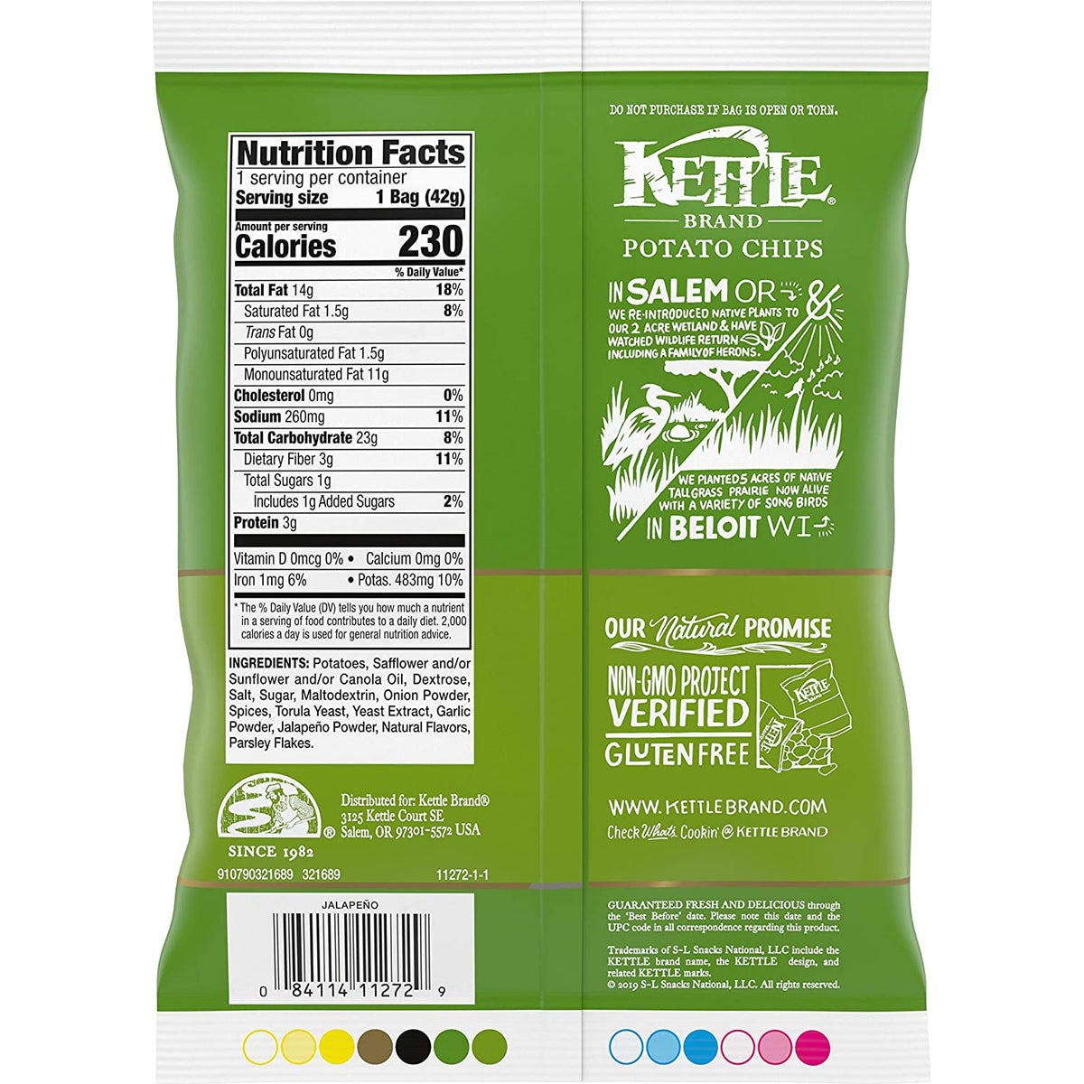 Kettle Brand Jalapeno Potato Chips - 24 count – Healthy Snack Solutions