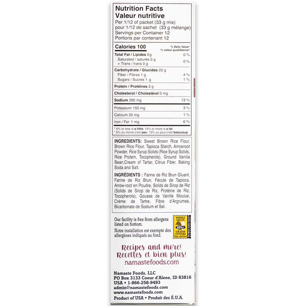 Namaste Foods No Sugar Added Muffin Mix – Healthy Snack Solutions