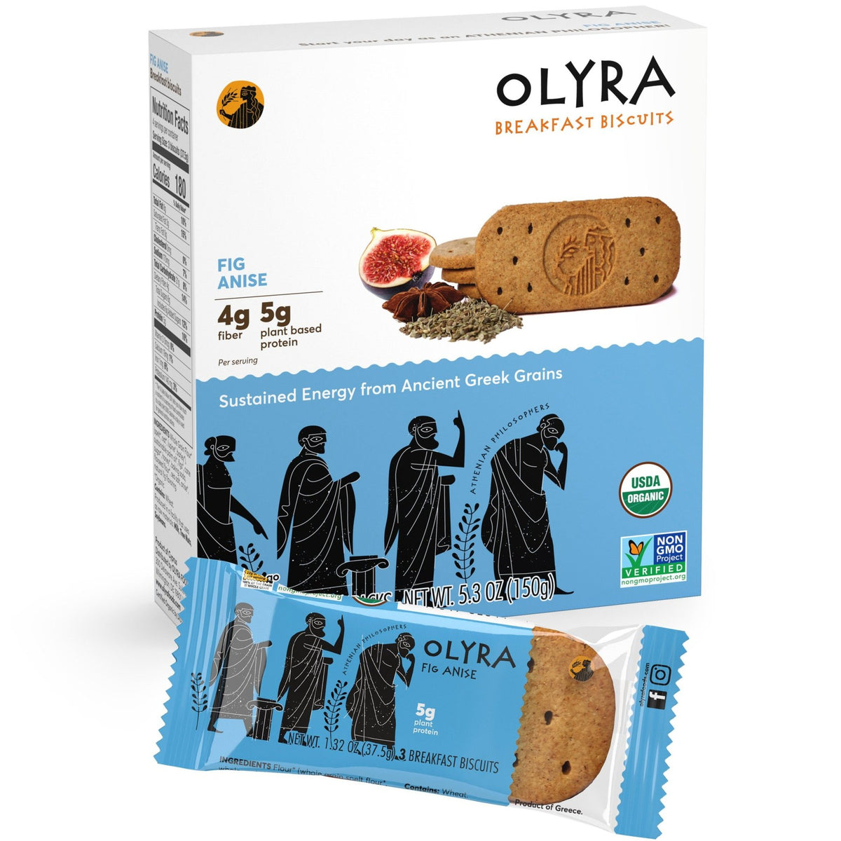 Olyra Fig Anise Breakfast Biscuits – Healthy Snack Solutions