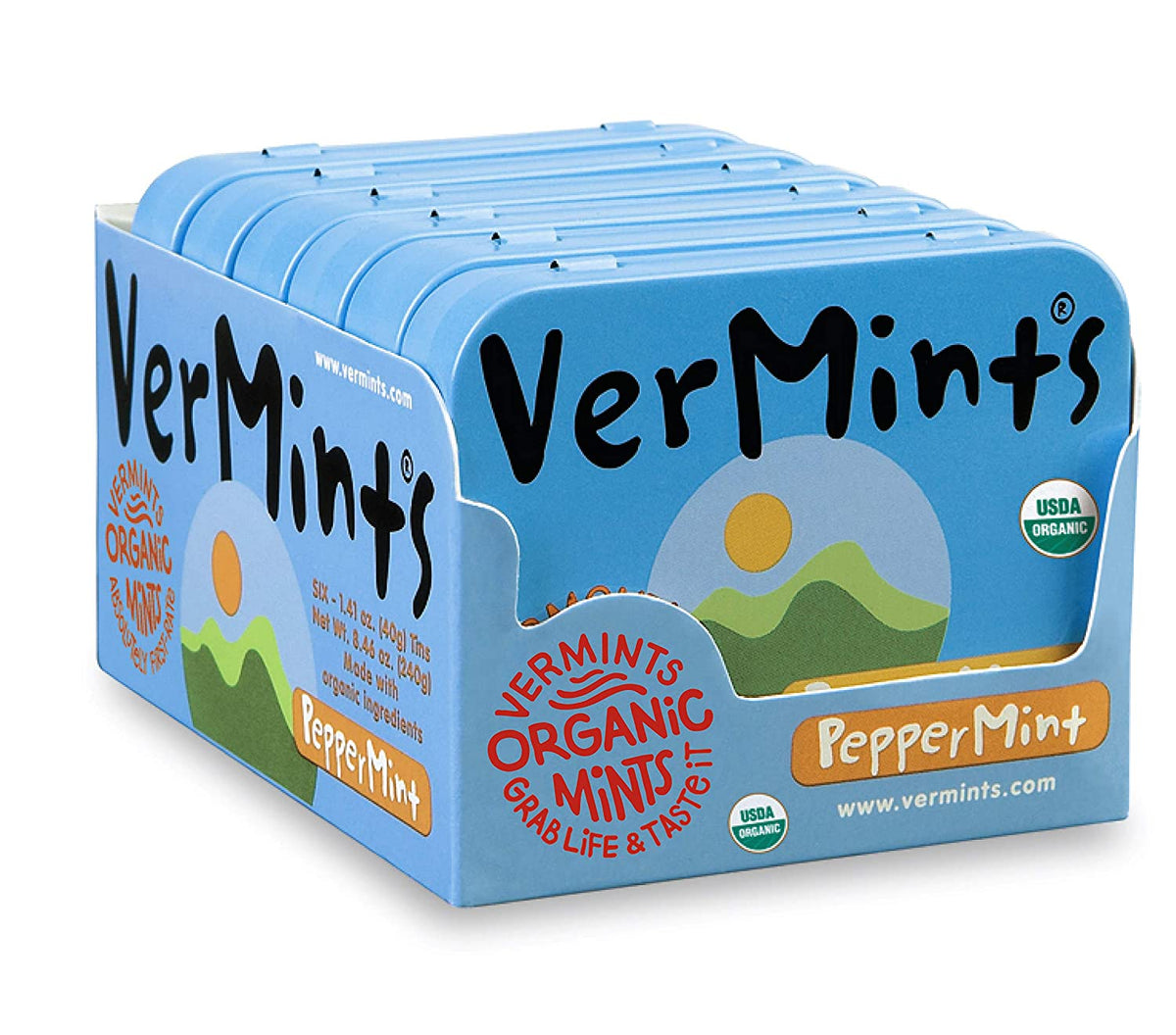 Vermints - Organic Peppermint – Healthy Snack Solutions